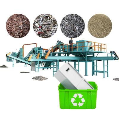 China Complete Line for Refrigerator Recycling Home Appliances Refrigerator Dismantling Machine for sale