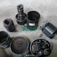 China Scrap Compressor AC Motor Cutting Recycling Machine Environmentally Friendly Solution for sale