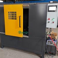 China 1-2 pcs Capacity Scrap Fridge Compressor Shell Plasma Cutting Machine for Recycling for sale