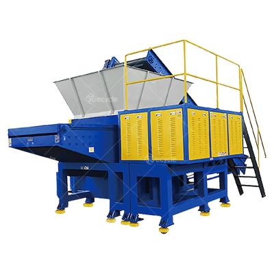 China Automatic Single Shaft Shredder for Waste Carpet Fabric Textile Cotton Wool Clothing Leather Fiber for sale