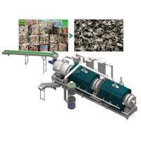 China Environment-Friendly Coconut Shell Recycling Machine for Removing Paint from UBC Cans for sale
