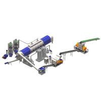 China Environment-Friendly Coconut Shell Recycling Machine for Removing Paint from UBC Cans for sale