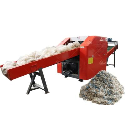 China Customer's Requirement Fishing Net Shredding Machine for Soft Material Fabric Cutting for sale