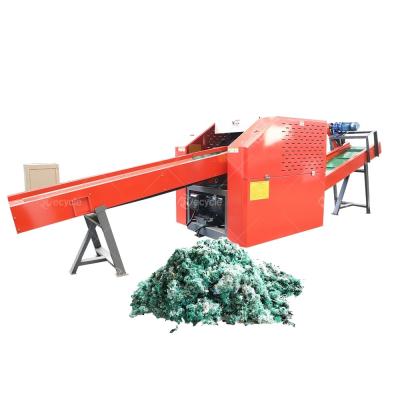 China Cotton Fabrics Crushing Shredding Shredder Machine Cloth Leather Textile Fabric Cutting Machine for sale