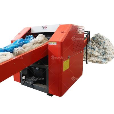China Cotton Fabrics Crushing Shredding Shredder Machine Cloth Leather Textile Fabric Cutting Machine for sale