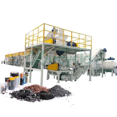 China 20 Years Electric Car Battery Recycling Machine Lithium Ion Battery Recycling Plant Waste Li Ion Battery Recycling Machine for sale