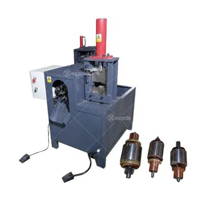 China Efficient Waste Motor Stator Cutting Drawing Copper Dismantling Recycling Machine 8 Jaw Stator Copper Raking Machine for sale