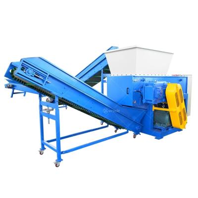 China Advantageous Single Shaft Shredder for Automatic Waste Wood Pallet Board Recycling for sale