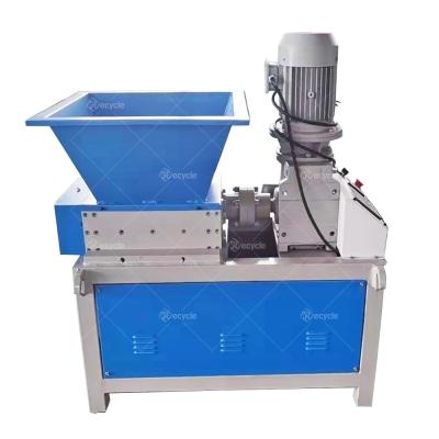 China Double Shaft Mini Automatic Plastic Shredder Machines Industrial Steel Shredder for sale