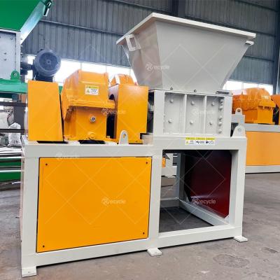 China Professional High Quality Small Crusher Machine Plastic Recycling Machine PP PE PVC Scrap Metal Mini Double Shaft Shredder for sale