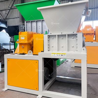 China Professional High Quality Small Crusher Machine Plastic Recycling Machine PP PE PVC Scrap Metal Mini Double Shaft Shredder for sale