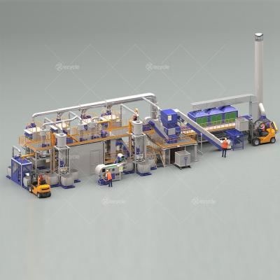 China Mobile Phone Car Lithium Ion Battery Shredding Plant Recycling Machine Lithium Ion Battery Recycling Line for sale