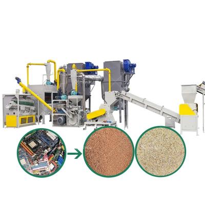 China PCB Motherboards E waste Shredding Crushing Grinding Machine Waste Computer Cell Phone TV Boards Scrap PCB  Recycling Machine for sale