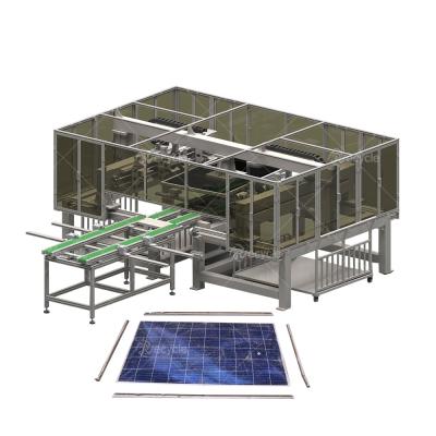 China Solar Panel Aluminum Frame Dismantling Machine Low Price And High Income for sale