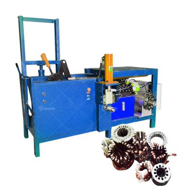 China Electric Used Motor Wrecker Scrap Motor Stator Disassembly Separation Machine Copper Wire Coil Winding Recycling Machine for sale