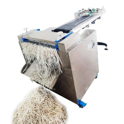 China Hot Sale Raffia Paper Shredding Machine Crinkle Paper Cutting Machine With Conveyor for sale