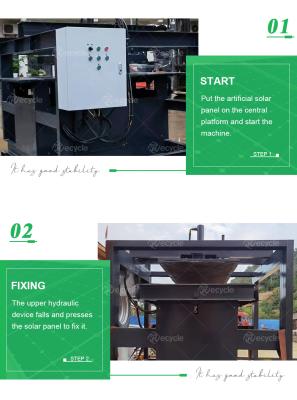 China High Working Speed Automatic Hydraulic PV Panels Dismantling Machine Easy Installation for sale