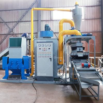 China 99.9% Purity Copper Wire 100-200kg Per Hour Scrap Copper Wire Granulator Machine 220V/380V for sale