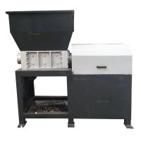 China Small Scrap Metal Crusher Solid Waste Plastic Mini Shredder with Double Shaft Design for sale