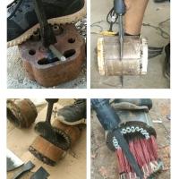 China Scrap Motor Stator Rotor Cutting Machine Copper Wire Pulling Tool for sale