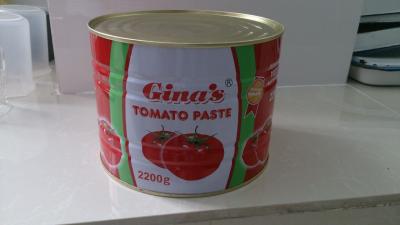 China easy open 28-30% brix canned tomato paste2.2kgs with high quality and competitive price for sale