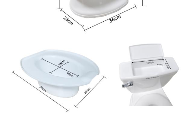 White Children's Toilet Training Seat Baby Potty Chair with Custom Logo Pass EN-71 Test