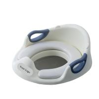 China Splash Proof Child Training Toilet Seat With Handles And Solid Pattern for sale