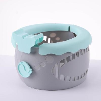 中国 ポータブル セレニティ ブルー ベビー トイレ オーダーメイド ロゴ付き 折りたたみ 柔らかい ポテト トレーニング シート 販売のため