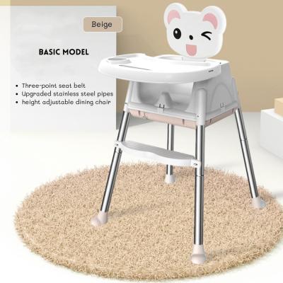 Cina Sedia da pranzo per bambini pieghevole anti caduta 65*54*54cm Facile installazione in vendita