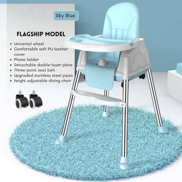 Quality 3 In 1 Multifunctional High Chair Baby Dining Table Chair 92*65*65cm for sale