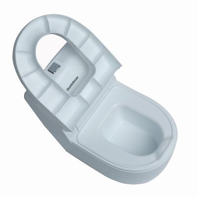 China Print Pattern Baby Potty Toilet with Cradle Style EN71 Test Certified for sale