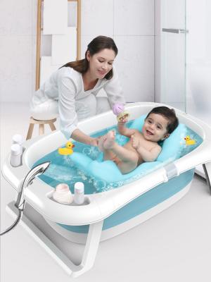 China BPA-freie Klappbare Plastikbadewanne für Säuglinge Komfortable Kinderbadewanne zu verkaufen