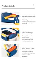 China Custom Logo Step Up Potty Training Seat Comfortable for sale