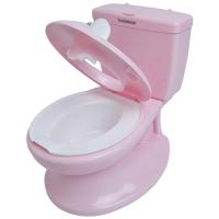 Quality Pink and White Baby Potty Toilet with Customized Logo EN71 Certified Pure Color for sale