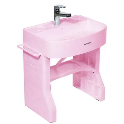 China Simulatie van baby badkamer wasbak voor kinderen wasbak met plastic stand for sale