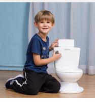China OUNINBEAR Handle Button Baby Potty Toilet with Solid Pattern Type and Certification for sale