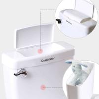 China OUNINBEAR Handle Button Baby Potty Toilet with Solid Pattern Type and Certification for sale