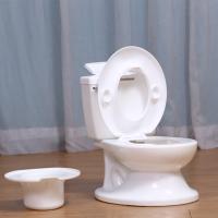 China OUNINBEAR Handle Button Baby Potty Toilet with Solid Pattern Type and Certification for sale