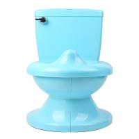 China Solid White Blue Pink Children Simulation Toilet with Flushing Sound for sale