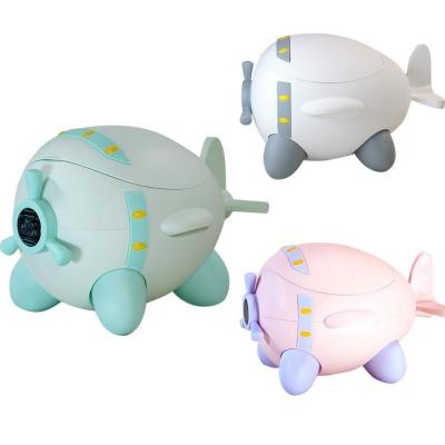 China Cartoon Airplane Shape Baby Potty Training Toilet met aangepast logo voor EN71-testing Te koop