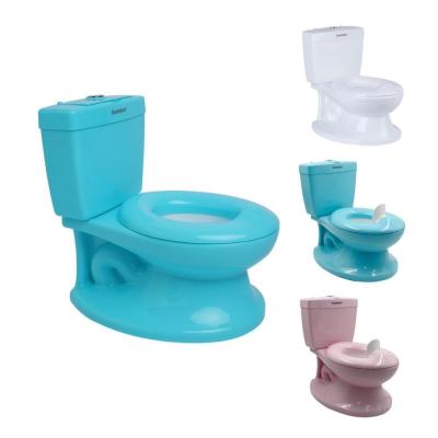 China Eco-vriendelijk plastic babypotje toilet met aangepast logo simulatie ontwerp EN-71 Gecertificeerd lichtgewicht Te koop
