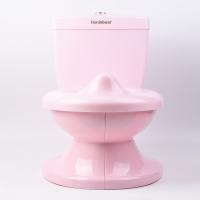 China Solid Pattern White Blue Pink Baby Training Potty EN71 Test Certification with Flushing Sound for sale