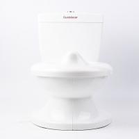 China Solid Pattern White Blue Pink Baby Training Potty EN71 Test Certification with Flushing Sound for sale
