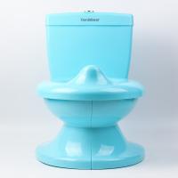 China Solid Pattern White Blue Pink Baby Training Potty EN71 Test Certification with Flushing Sound for sale