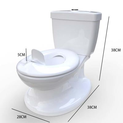 China Eco Friendly Blue Pink White Print Kids Potty Toilet Trainer com embalagem e logotipo personalizados à venda