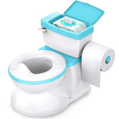 China Eco Friendly Grau/Pink/Blue Print Baby Potty Assento de Treinamento com Logotipo Personalizado à venda