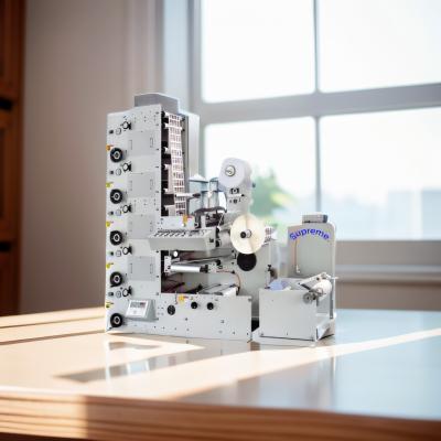 Китай Главный двигатель полностью сервоуправляемый узкий WEB FLEXO ГРАФИЧЕСКИЙ ЛЕБЕЛЬ ФЛЕКСОГРАФИЧЕСКИЙ ПРИНТЕРНЫЙ МАШИНА ГОРИЗОНТАЛНЫЙ тип продается