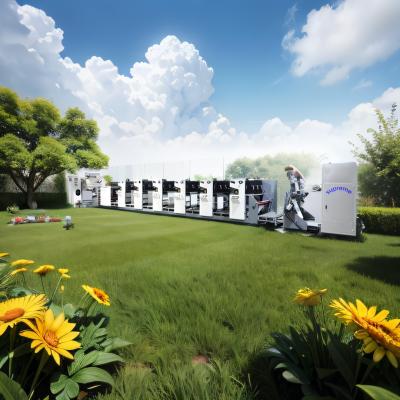 Китай MISTUBISHI PETAL TYPE горизонтальная печатная машина флексографический принтер продается