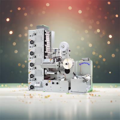 China AS ETIQUETAS AUTOADESIVAS DO PVC OPP BOPP DO ANIMAL DE ESTIMAÇÃO DUAS ETIQUETAS DAS CAMADAS LAMINARAM A MAQUINARIA FLEXOGRAPHIC DA IMPRESSORA DO OFÍCIO DE PAPEL INFERIOR DO FILME à venda