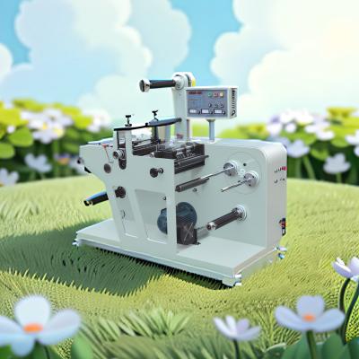 China Diâmetro sem vento: 500 mm Corte a matização de diferentes tipos de etiquetas adesivas com uma pequena máquina rotativa de corte a matização à venda